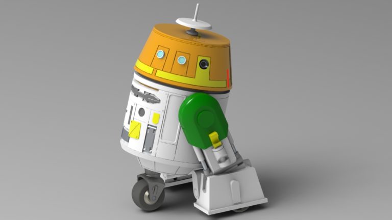 Mini Chopper (40%) - Printed Droid