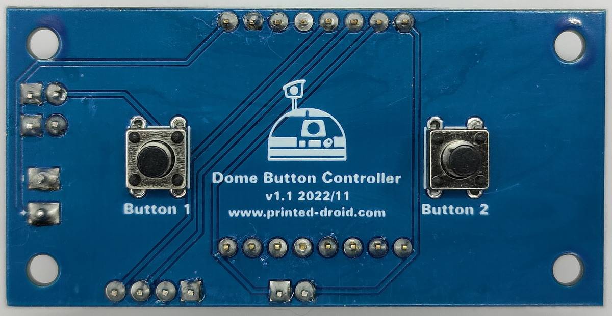 Dome Button Controller - Printed Droid